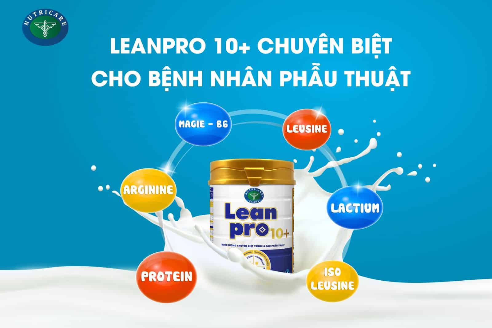 Sữa Lean Pro 10+ Dinh Dưỡng Chuyên Biệt Dành Cho Người Trước Và Sau ...